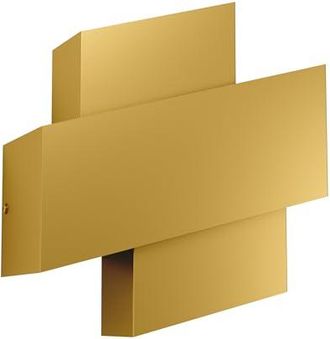 Eglo Wandleuchte innen Timparossa, Wandlampe für indirekte Up und Down Beleuchtung, minimalistische Wandbeleuchtung aus Metall in Gold, Wand Lampe für Flur