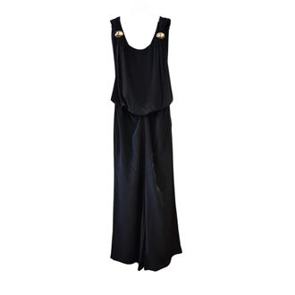 Simona Corsellini Damen, Jumpsuits & Playsuits, Schwarzk, LGr&ouml;&szlig;e