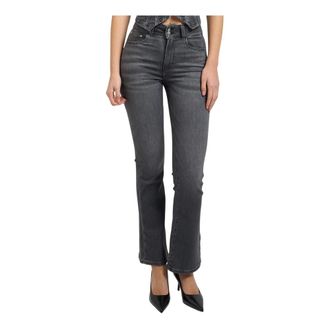 Guess Femme, Jeans, Gris, Taille: W33 Flare Jeans