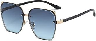 Generic Lunettes de soleil carrées à grand cadre, lunettes de vacances en plein air pour hommes et femmes (couleur : D, taille : moyen) 2026, E, Taille unique