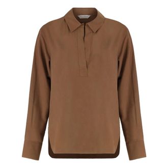 Max Mara Polo Shirt - - Blouses & Shirts - Damen - Braun - XS