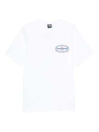 St&uuml;ssy t-shirt &agrave; imprim&eacute; texte - Blanc