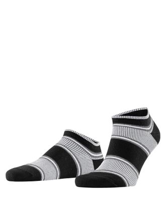 Burlington Herren Sneakersocken Rowing Club M Sn Baumwolle kurz gemustert 1 Paar, Schwarz Black 3000, 40-46