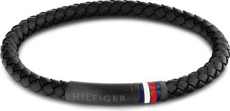 Tommy Hilfiger Jewelry Armband für Herren aus Leder Schwarz - 2790403