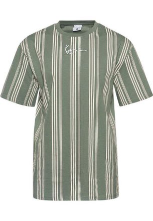 Karl Kani T-Shirt Karl Kani Herren KM233-025-1 KK Small Signature Striped Tee (1-tlg)