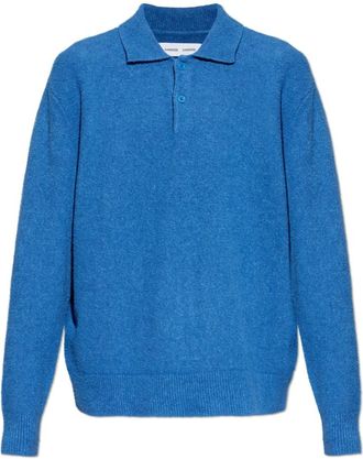 Sams&oslash;e & Sams&oslash;e Homme, Pulls, Bleu, Taille: S Sanino Polo Sweater