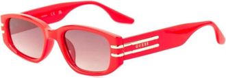 Guess Femme, Accessoires, Rouge, Taille: ONE Size Resin Frame Lunettes de soleil