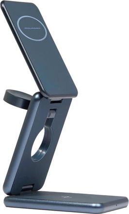 Piquadro Faltbares 3-in-1-Ladeger&auml;t mit 15W und 45W GaN-Adapter - - Accessories - unisex - Grau - ONE SIZE