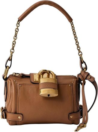 Chlo&eacute; Femme, Sacs, Brun, Taille: ONE Size Small Paddington Chain Shoulder Bag
