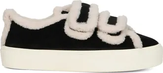INUIKII Shearling Low Velcro - Femme - Chaussures - Brun - Taille: 40 EU
