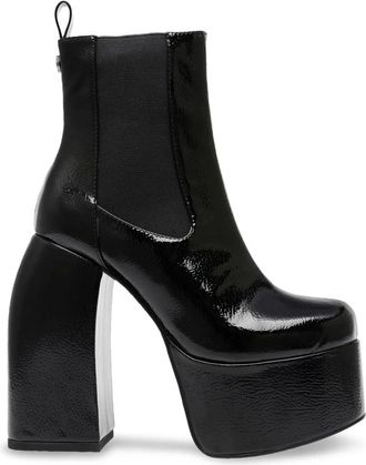 Steve Madden Femme, Chaussures, Noir, Taille: 37 1/2 EU Bottes &agrave; talons