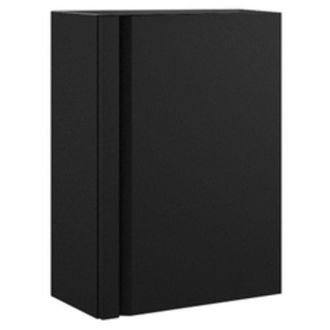 Saniclass Saniclass Chaci Meuble de lavabo pour WC - 40x55cm - 1 porte - noir mat