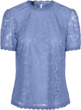 Pieces PCOLLINE SS LACE TOP NOOS BC