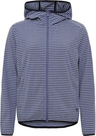 Sea Ranch Fleecejacke Damen Fleecejacke Luna Streifen-Design - Strickjacke Kapuzenjacke Leichtes Material, Schnelltrocknend, Weich angeraut, Kapuze, Logoband
