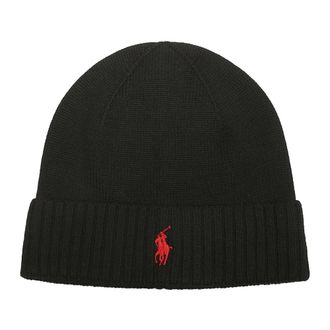 Polo Ralph Lauren Merinos Beanie - - Accessories - Herren - Schwarzk - ONE SIZE