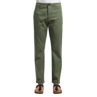 Department Five Regul&auml;re Chinos mit Nahttasche - - Trousers - Herren - Gr&uuml;n - W33