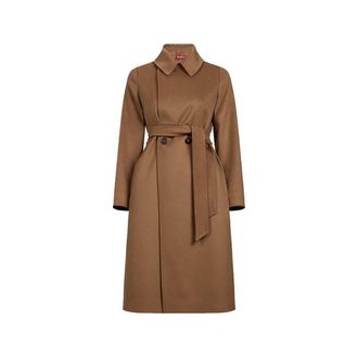 Max Mara Manteau droit en laine