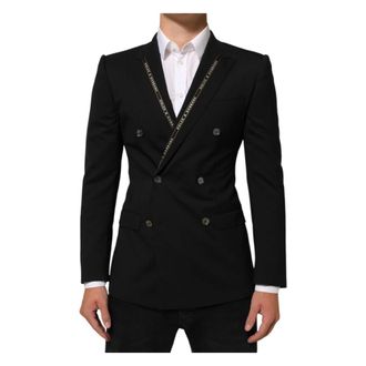 Dolce & Gabbana Blazers - - Jackets - Herren - Schwarzk - XS