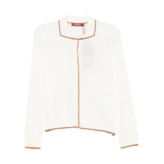 Max Mara Targa Cardigan - - Knitwear - Damen - Wei&szlig; - S