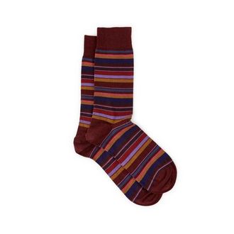 Doré Doré Chaussettes rayées en laine mérinos