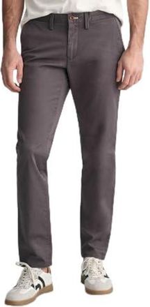 GANT Chino sergé Fin Pantalon, Anthracite, 38W / 30L Homme