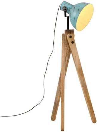 vidaXL Lampadaire 25 W bleu d&eacute;lav&eacute; 45x45x120 cm E27 vidaXL
