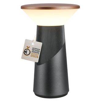 Briloner Pilia LED Tischlampe kabellos IP44 mit Touch, dimmbar, warmwei&szlig;, Tischlampe Akku, Nachttischlampe, Leselampe, German Design Award Winner 2026, 15x24 c