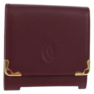Cartier Pre-owned Vintage Coin Purse - - Pre-owned - Damen - Rot - ONE SIZE