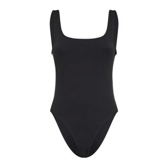 Burberry Femme, Maillots de bain, Bleu, Taille: 44 FR Maillot de bain &agrave; carreaux