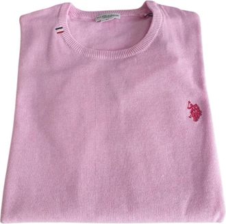 U.S.Polo Association U.s. Polo Assn., Homme, Pulls, Rose, Taille: 3XL Tricot &agrave; col rond