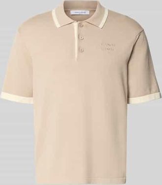 Maison Kitsun&eacute; Regular Fit Poloshirt aus Baumwolle