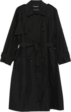 Marina Rinaldi Femme, Manteaux, Noir, Taille: 46 FR Trench Manteaux