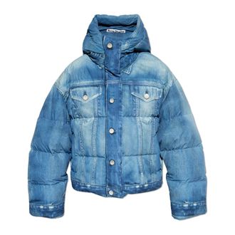 Acne Studios Femme, Vestes, Bleu, Taille: 36 FR Puffer Down Jacket
