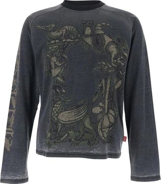 Diesel Homme, Sweatshirts et sweats &agrave; capuche, Gris, Taille: XL T-Jori-A T-shirt