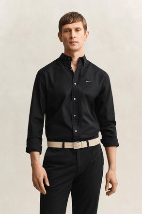 GANT Herren Pinpoint Oxford-Hemd (XXXL) Schwarz