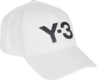 Yohji Yamamoto Homme, Accessoires, Blanc, Taille: ONE Size Logo Cap