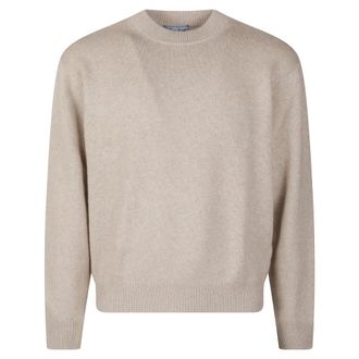 Prada Herren, Strickwaren, Beige, LGr&ouml;&szlig;e