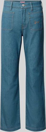 Kenzo Flared Fit Jeans mit Leinen-Anteil