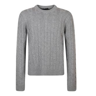 Prada Herren, Strickwaren, Grau, XLGr&ouml;&szlig;e