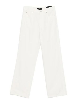 7 For All Mankind Jean Droit - Blanc
