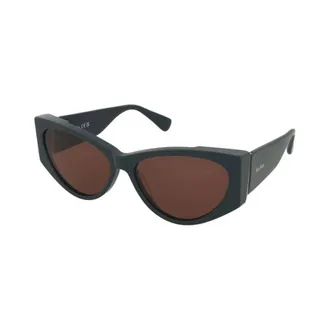 Max Mara unisex, Accessoires, Vert, Taille: 58 MM Lunettes de soleil &agrave; monture int&eacute;grale