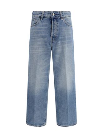 Haikure Womens Jeans Betty Boyfriend Nordic Blue Cotton