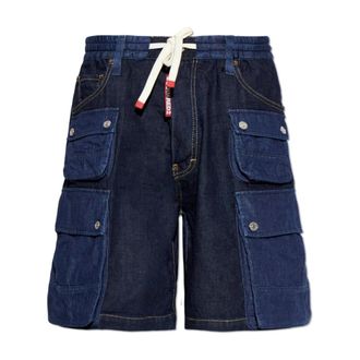 Dsquared2 Denim Cargo Shorts - - Shorts - Herren - Blau - 2XL