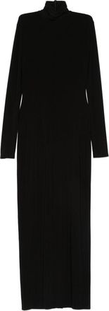 Norma Kamali Robe longue &agrave; col roul&eacute; Norma Kamali