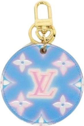 Louis Vuitton Porte-cl&eacute;s Vernis doccasion - Femme - Pre-owned - Bleu - Taille: ONE Size