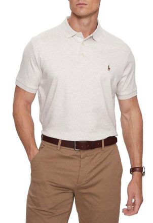 Ralph Lauren Poloshirt Luxury Pima Cotton Polohemd Hemd Custom Slim Fit Weicher Griff, atmungsaktiv, formbest&auml;ndig