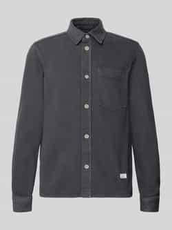 Marc O'Polo Denim Regular Fit Hemdjacke aus reiner Baumwolle