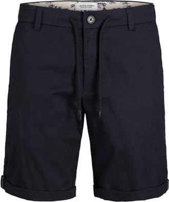 Jack & Jones Jpstmarco Jjsummer Chino Short, Bleu Marine, S Hommes