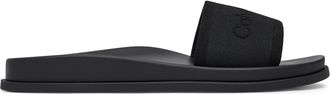 Calvin Klein Pantoletten Calvin Klein City Sandal Mule Webbing HW0HW02887 Schwarz