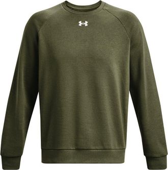 Under Armour Sweatshirt UA RIVAL FLEECE CREW MARINE OD GREEN